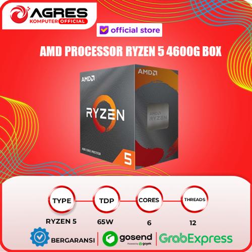 Promo AMD RYZEN 5 4600G / AMD RYZEN 5 4600G BOX / PROCESSOR AMD RYZEN 5 ...