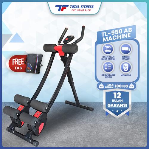 Promo TOTAL FITNESS AB Coaster Machine Alat Olahraga Latihan Perut Tl ...