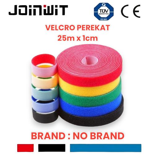 Jual VELCRO pengikat kabel 25m velcro perekat kabel 25meter x 1cm FO ...