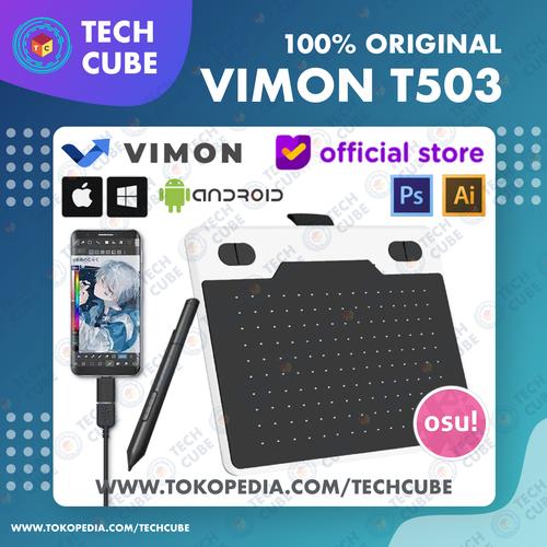 Promo VIMON T503 Digital Graphic Drawing Pen Tablet Stylus Art Design ...