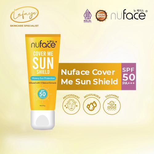 Promo Nuface Sunscreen Cover Me Sun Shield SPF 30 SPF50 Watery Sun ...