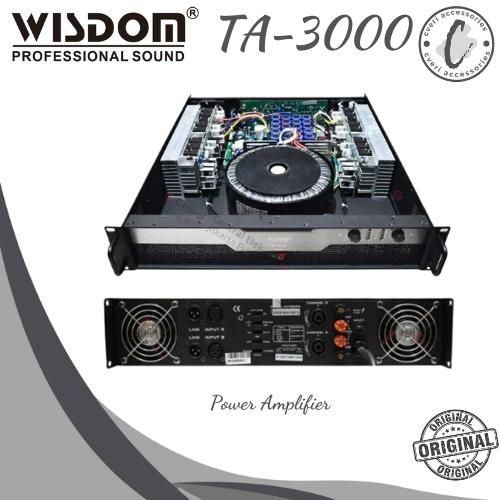 Jual Wisdom TA3000 Power Amplifier Original Wisdom TA-3000 - Jakarta ...