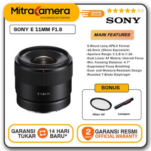 Jual Sony E 11mm F1.8 Lens / Lensa Sony E 11mm F1.8 APSC - Jakarta ...