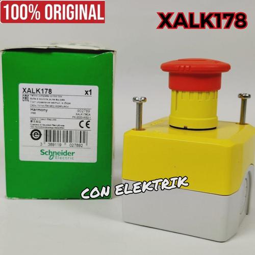 Jual Schneider Emergency stop merah turn to release 1NC XALK178 dengan ...
