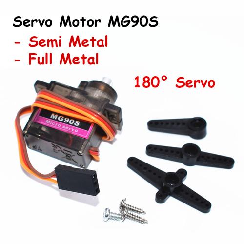 Jual MicroServo Motor MG90 Analog Mikro Metal Gear Servo MG-90 MG90S ...