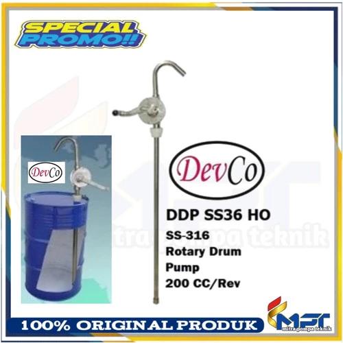 Jual Drum Pump 1 inch DDP SS36 HO SS-316L Rotary Hand Operated - Jakarta Barat - MITRA POMPA ...
