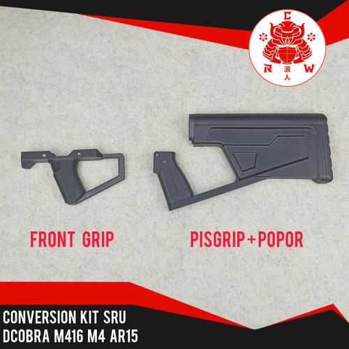 Jual Conversion Kit SRU for Dcobra M4 M416 AR15 M16 Spring Custom Upgrade D'Cobra SR-U Stock ...