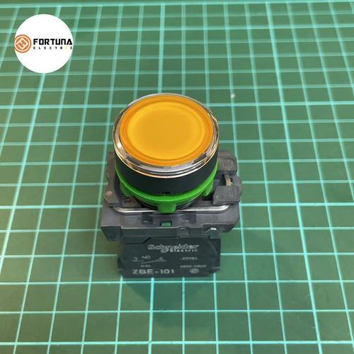Jual Schneider Push Button Lamp XB5AW35B5 Kuning Yellow 1NO 1NC 24V ...