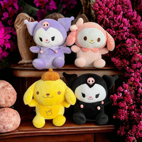 Jual BONEKA KARAKTER KUROMI MY MELODY POMPOMPURIN 10 INCH - KUROMI UNGU ...