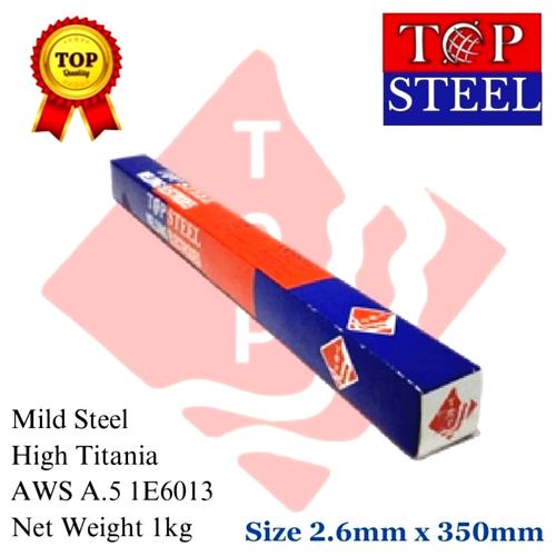 Jual Kawat Las Listrik Besi/Welding Elektroda TOP STEEL 2.6mmx350mm ...