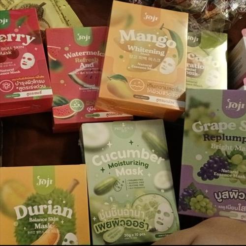 Jual Joji Secret Young Natural Sheet Mask Original Thailand | Masker Aneka Buah Kaya Manfaat ...