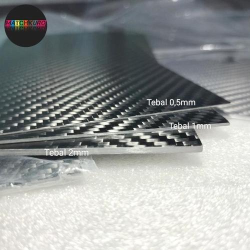 Jual Karbon Fiber Lembaran Serat Papan Carbon Fibre Plate Sheet Membran ...