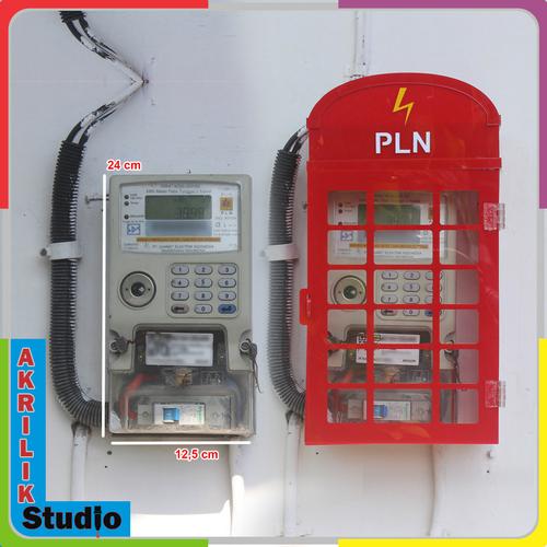 Jual BOX METERAN LISTRIK Prabayar Besar Model British Telephone Booth ...