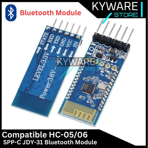 Jual SPP-C JDY-31 Bluetooth Serial Module Compatible Arduino HC-05 HC ...