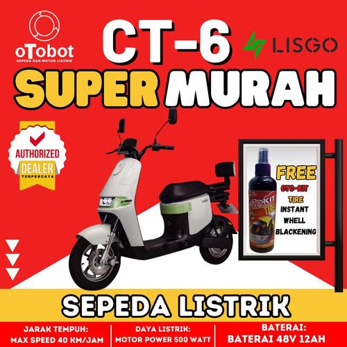Jual SEPEDA LISTRIK LISGO CT-6 Garansi Resmi - gray - Kota Bekasi ...