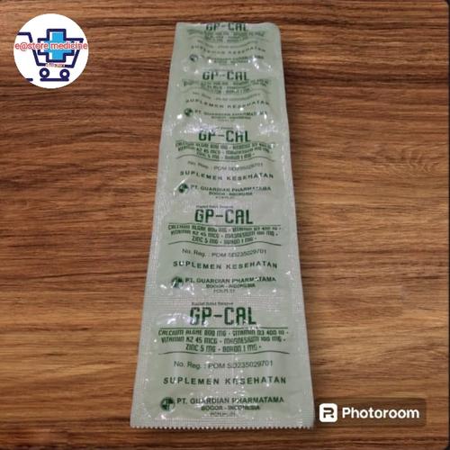 Jual gp cal suplemen kesehatan tulang 10 tablet - Jakarta Timur - e ...