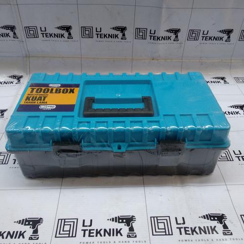 Jual MCPRO TOOL BOX PLASTIC 14" BIRU KOTAK PERKAKAS TOOLBOX PLASTIK 14 ...