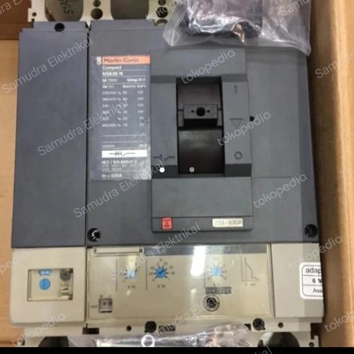 Jual SCHNEIDER MCCB 4P 630A 50KA / MCCB MERLIN GERIN 4P 630A NS630N 3P ...