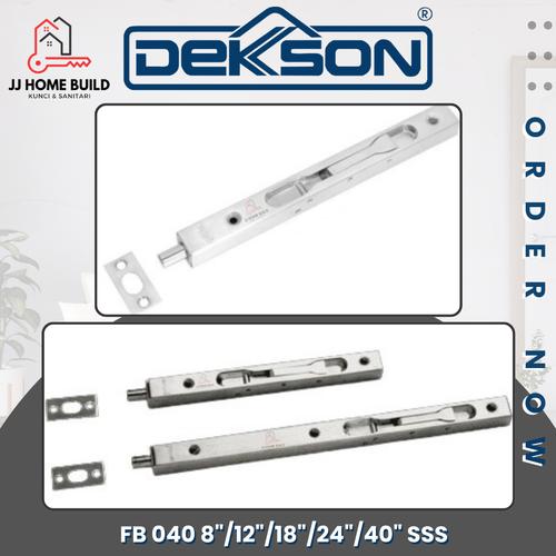 Jual Flush Bolt Dekkson / Dekson FB 040 (ukuran : 8" 12" 18" 24") - 8 ...