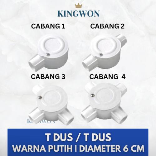 Jual T DUS T DOS CABANG 1/2/3/4 PUTIH 20MM / CROSS DOS / TDOS / TDUS ...