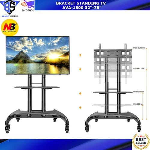 Jual Braket TV Standing 70 65 60 55 50 43 40 32 inch, Stand TV ...