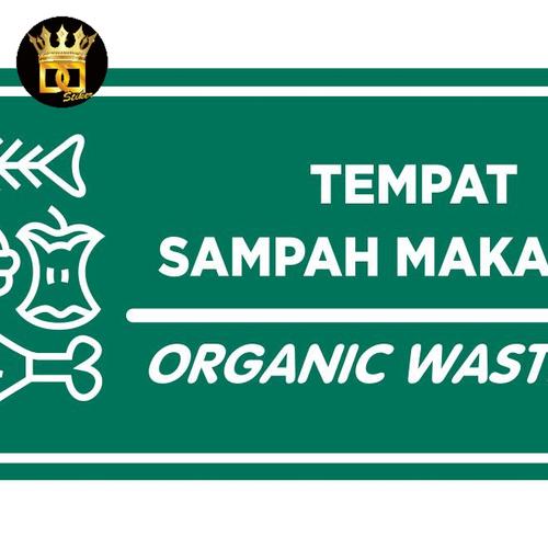 Jual STIKER TEMPAT SAMPAH MAKANAN, TEMPAT SAMPAH DAUR ULANG, RESIDU ...