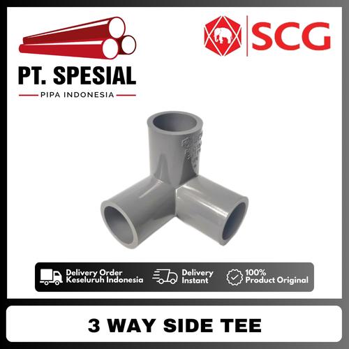 Jual Tee Elbow 90° AW 3 Way Side Tee SCG / T Cabang 3 Siku PVC AW SCG ...