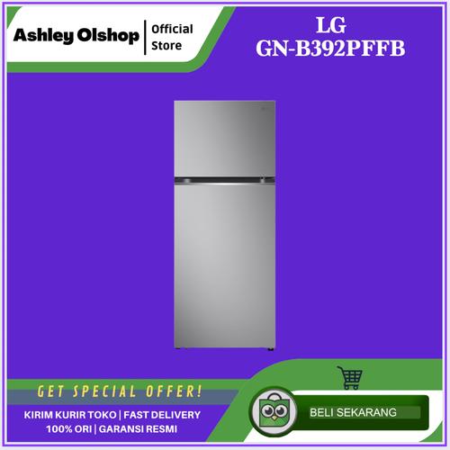 Promo Kulkas 2 Pintu LG 423 Liter GNB392PFFB Smart Inverter Kulkas LG ...
