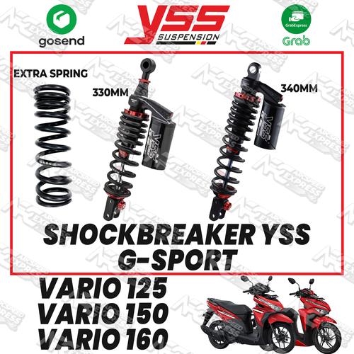 Jual Shock Breaker YSS G Sport Smooth Black Series Honda Vario Stylo ...