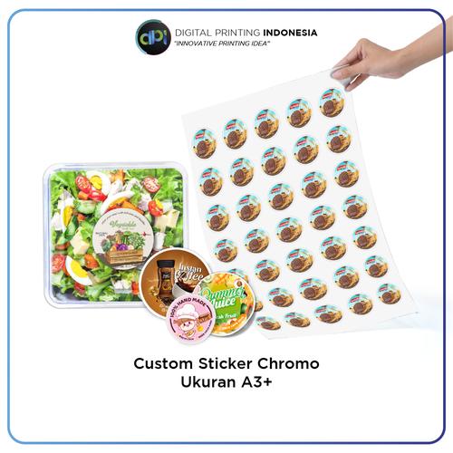 Jual Cetak Sticker Chromo / Sticker Label / Sticker Kemasan Murah - Lam ...