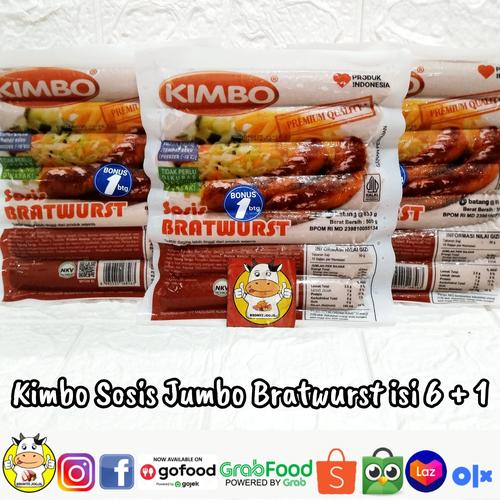 Promo KIMBO SOSIS BRATWURST MINI - BRATWURST JUMBO - BRATWURST KEJU ...