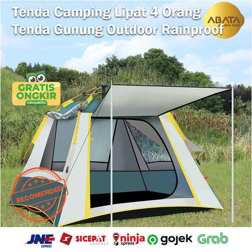 Promo Tenda Camping 4 Orang Tenda Camping Otomatis Tenda Lipat Kemping ...