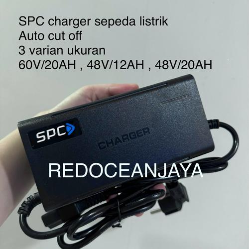 Jual Smart charge E-bike moped sepeda listrik selis merk SPC portable auto cut off 48v/20AH ...