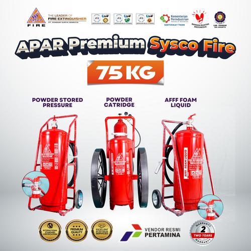 Jual APAR 75 Kg Premium SYSCO FIRE - POWDER/FOAM- Alat Pemadam Api Kebakaran / Fire Extinguisher ...