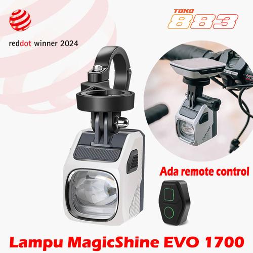 Jual Lampu Depan Sepeda MagicShine EVO 1700 Wireless Remote 1700 Lumens ...