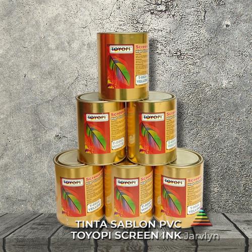 Jual TINTA SABLON PVC VINYL KULIT TOYOPI BASIS MINYAK SOLVENT BASE ...
