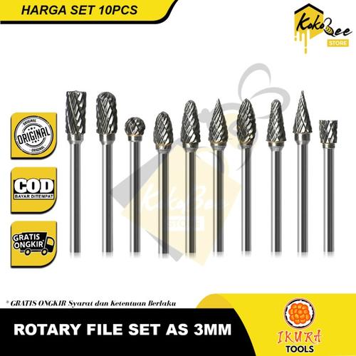 Jual IKURA TOOLS Mata Bor Tuner Cuner Cune Set 10Pcs As 3MM Dua Arah ...