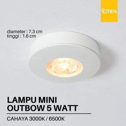 Jual Lampu Mini Downlight Outbow Spot 5watt 5 watt 5w Spotlight Lemari ...
