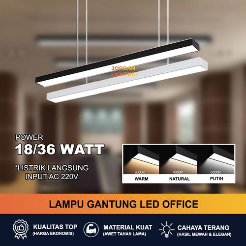 Jual Lampu Gantung modern minimalis LED Office kantor cafe pendant ...