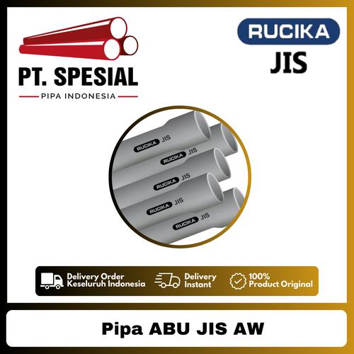 Jual Pipa PVC Abu JIS Rucika Type VP 1/2 - 12 Inch / Pipa JIS AW Rucika ...