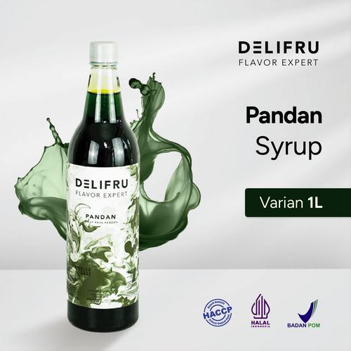 Promo Pandan Syrup Delifru 1 Liter - Sirup Daun Pandan Premium ...