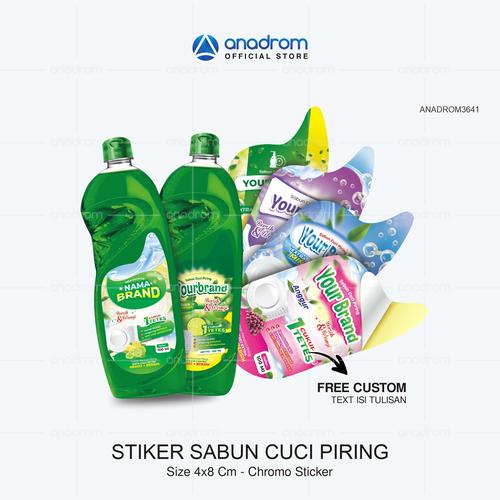 Jual Sticker Kemasan Botol Sabun Cuci Piring | Sticker Label Kemasan ...
