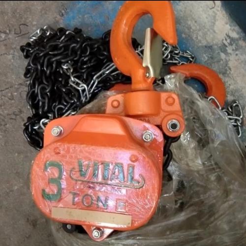 Jual Chain Block VITAL 3 Ton x 6 Meter - Takel Hand Manual Chain Block ...