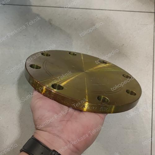 Jual Blind Flange Besi JIS 5K / Flange Buta Carbon Steel 4" inch ...