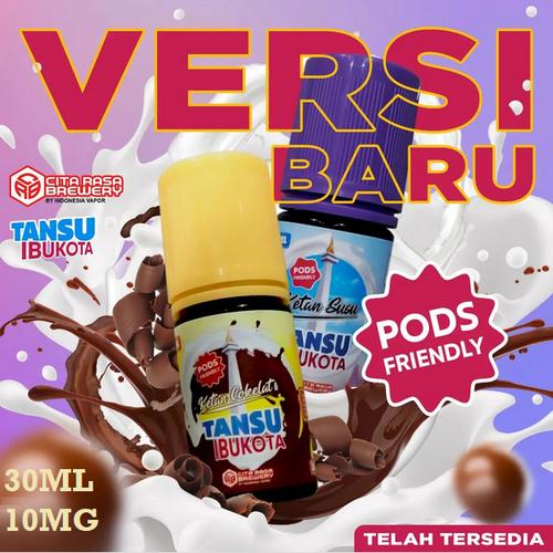 Jual Tansu Ibukota V1 Pods Friendly 30ML 10MG Salt Nic Ketan Susu Ibu ...
