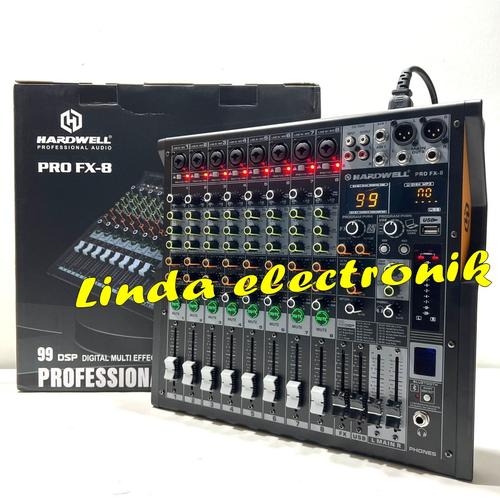 Jual NEW Mixer Hardwell pro fx 8 / pro fx8 8 Channel original - Jakarta ...