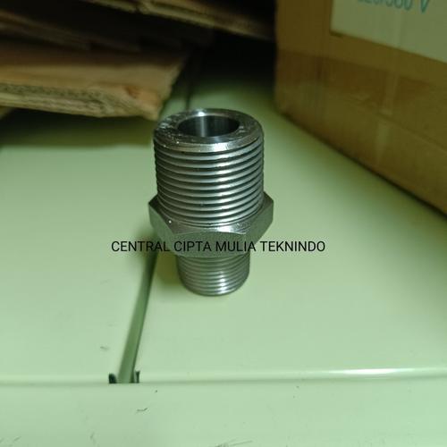Jual Double Nepel Reducer 2" x 3/4" inch Besi Class 3000psi NPT ...