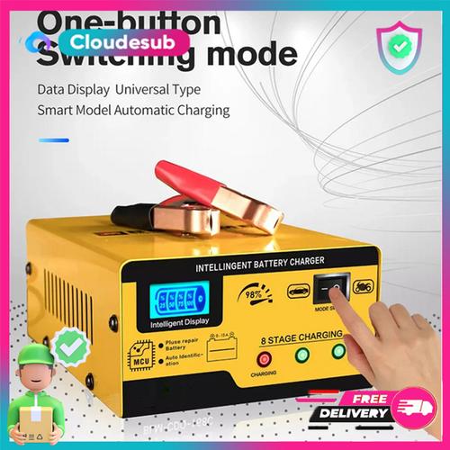 Jual Charger Aki Accu Mobil Motor Automatic Repair Fast Cahrging 12V ...