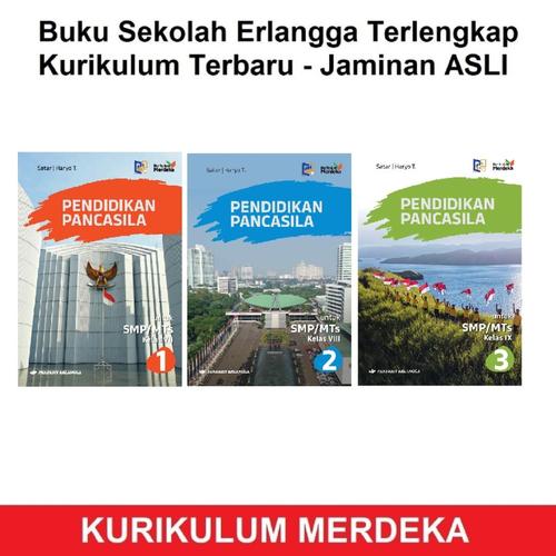 Jual Buku Pelajaran Pendidikan Pancasila SMP MTS Kurikulum Merdeka ...