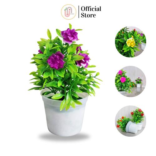 Promo Tanaman Hias Bunga Mawar Mini Plastik Buatan Artificial Dekorasi ...